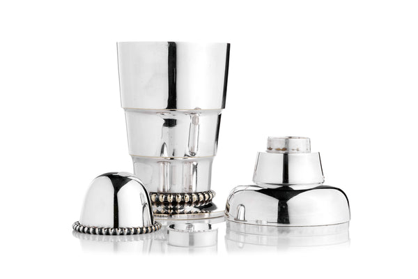 French Beaded Cocktail Shaker - Mantiques Modern