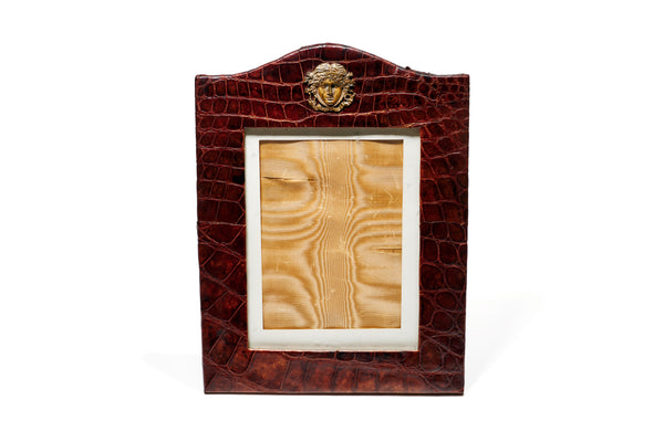 Asprey Alligator Picture Frame - Mantiques Modern