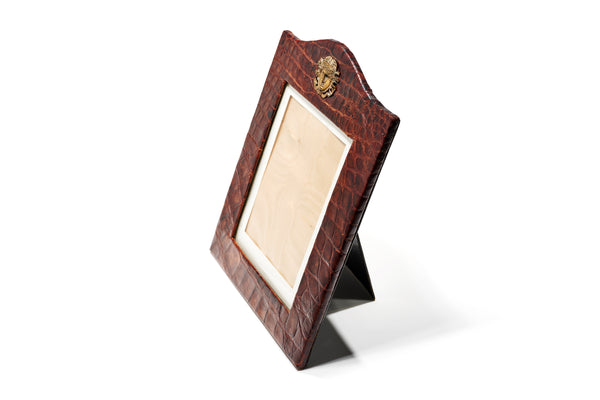 Asprey Alligator Picture Frame - Mantiques Modern