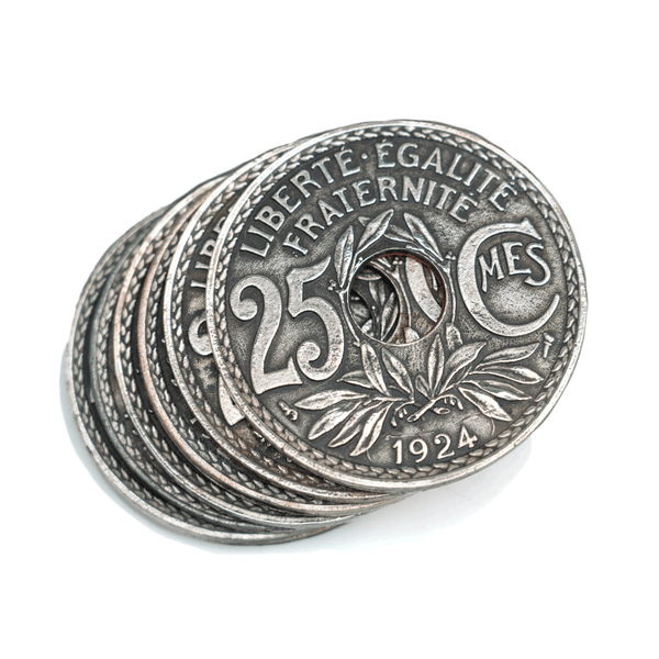 French Coin Coasters - Mantiques Modern