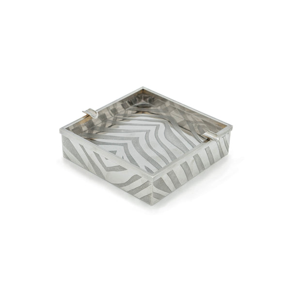 Zebra Print Ashtray - Mantiques Modern