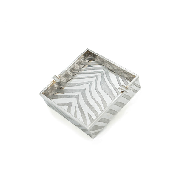 Zebra Print Ashtray - Mantiques Modern