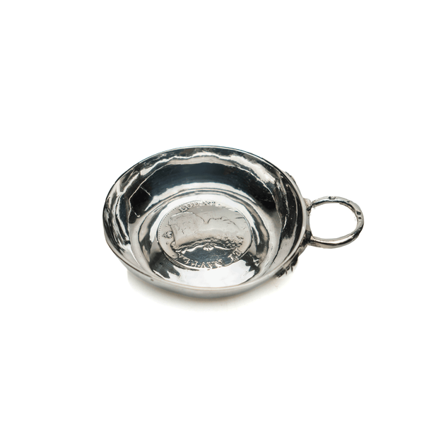 18th Century Sterling Wine Tastevin - Mantiques Modern