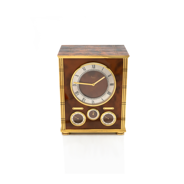 Asprey Clock, Dual Time - Mantiques Modern